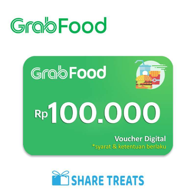 Jual Voucher Digital Grab Food Rp 100.000 Di Seller Share Treats ...