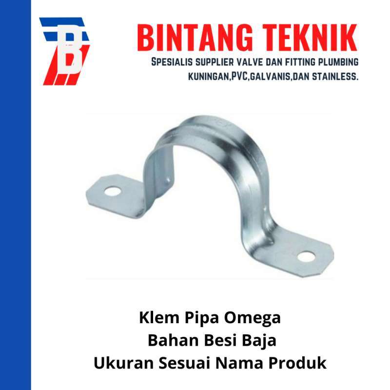 Jual Klem Pipa Omega 10 Inch Bahan Besi Galvanis Di Seller Toko Bintang ...