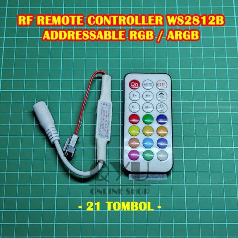 Jual Remote Controller Rf 21 Keys Addressable Rgb Argb Ws21812B Molex ... Jual Remote Controller Rf 21 Keys Addressable Rgb Argb Ws21812B Molex ...