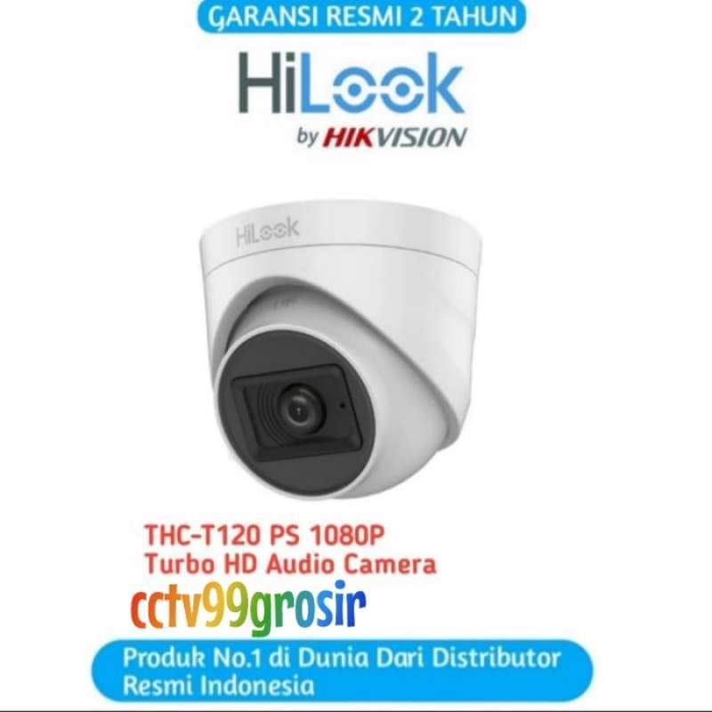 Jual Thc T120 Ps Cctv Hilook Indoor Sound Audio Suara Mic Camera 2mp Di