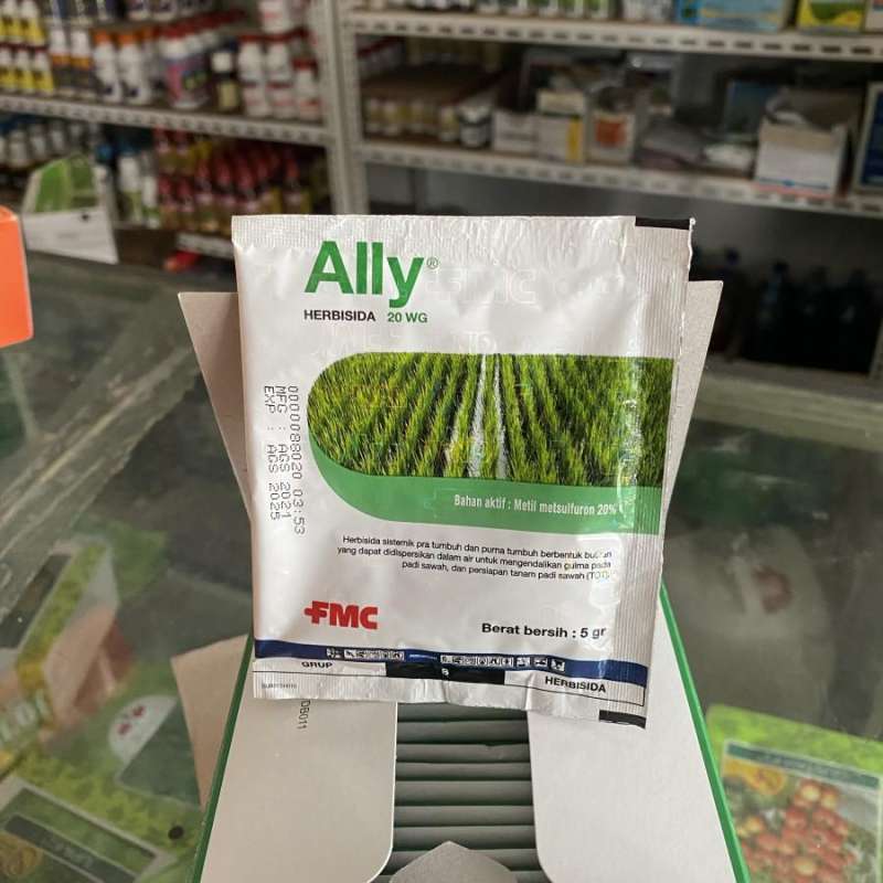 Jual Herbisida Ally 20WG 5gr FMC Metil Metsulfuron campuran roundup di ...