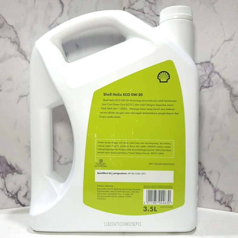 Jual Shell Helix ECO 0W-20 3,5 Liter (Oli Mesin LCGC) di Seller Global ...