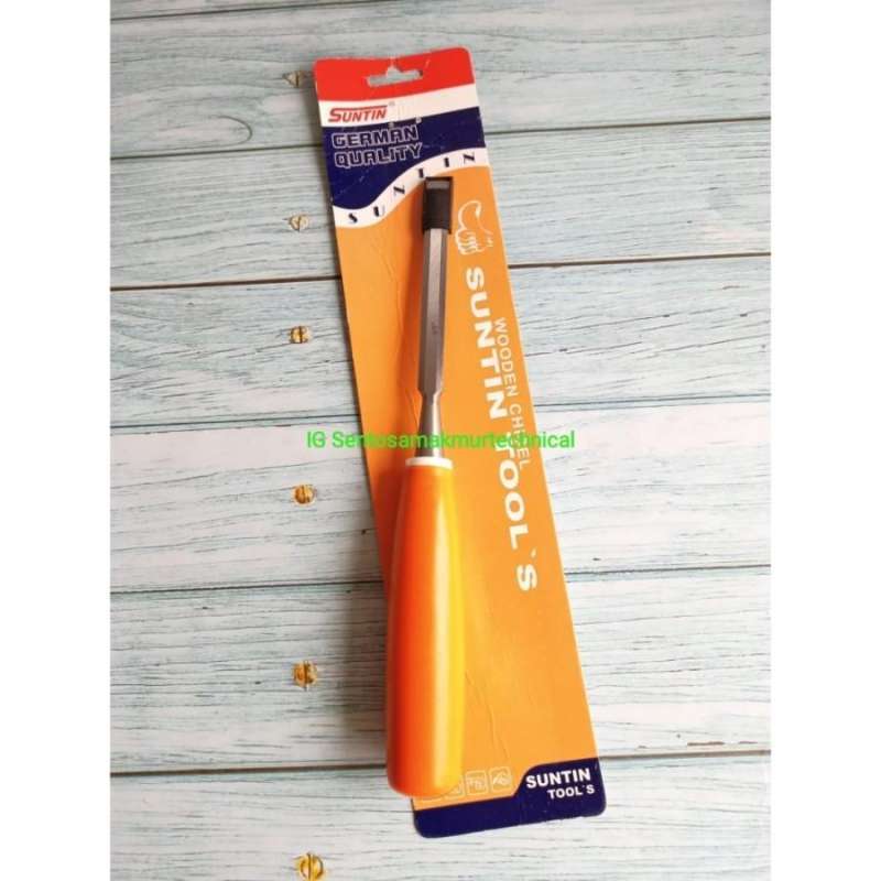 Jual SUNTIN 5/8 Pahat Tatahan Tatah Kayu Gagang Fiber Wood Chisel 5/8 ...