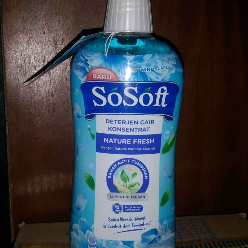 Promo So Soft Deterjen Cair Nature Fresh 750 ml Diskon 5% di Seller ...