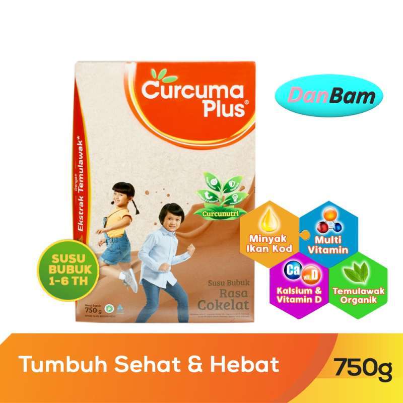 Jual Curcuma Plus Susu Bubuk Bayi Ekstrak Temulawak Coklat 750gr di ...