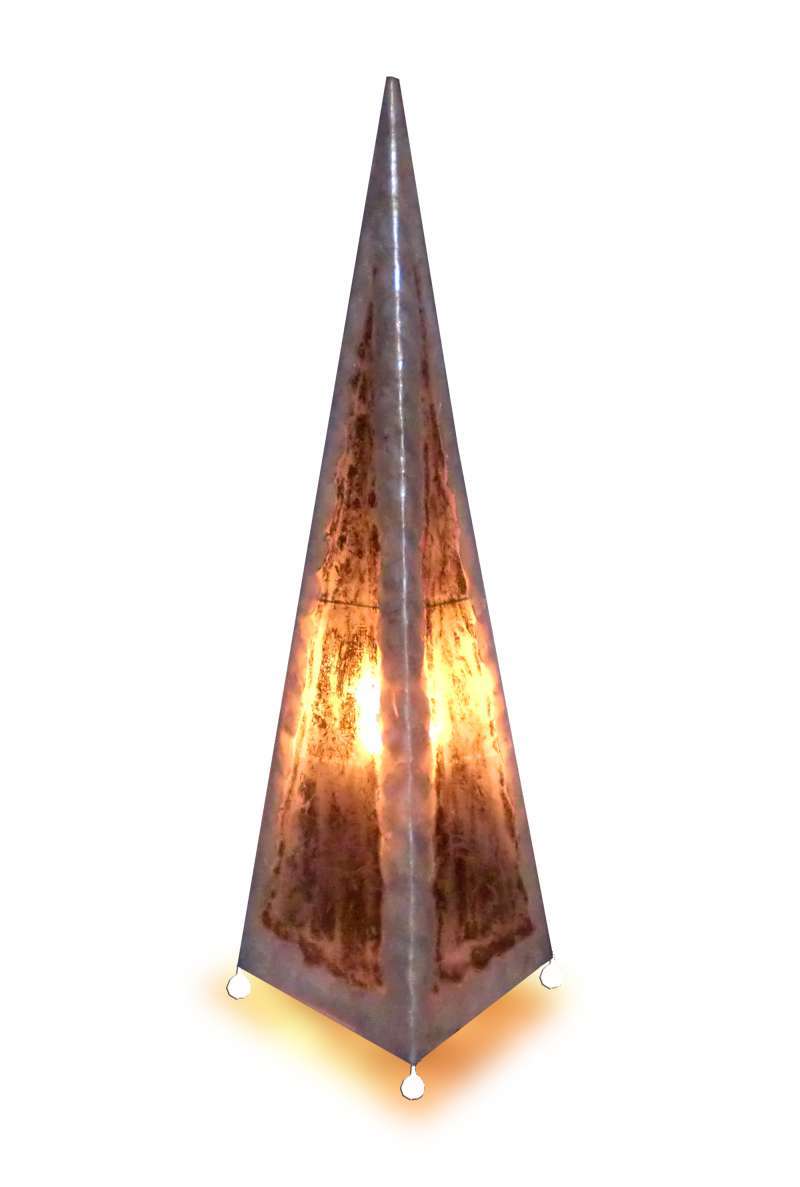 Jual Sea shell Floor Lamp / Lampu lantai bentuk piramid kombinasi ...