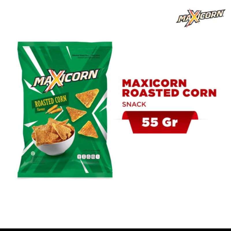 Jual Maxicorn roasted corn Snack kemasan 55 gr gurih dan renyah di ...