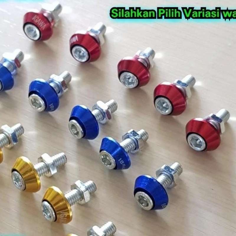 Jual Ukuran baut 6mm Baut variasi Baut L 10 Variasi ring dan Mur ...