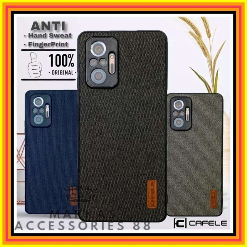 Jual XIAOMI REDMI NOTE 10 PRO FABRIC DENIM ORIGINAL HARD CASE CAFELE di Seller Nunki Store ...