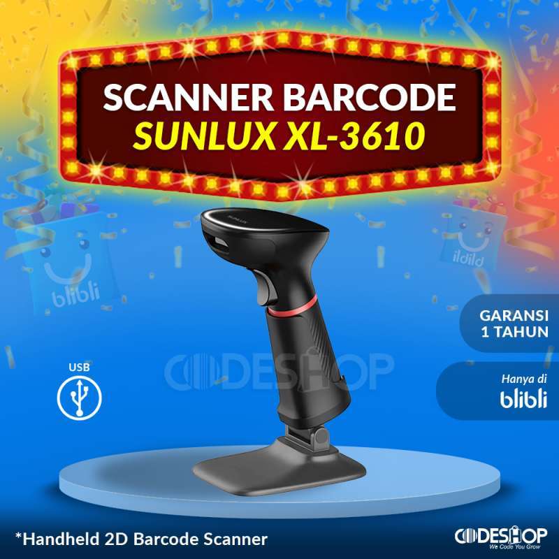 Jual Zebra Ds2208 Ds22 Usb Scanner Barcode 2d Di Seller Codeshop
