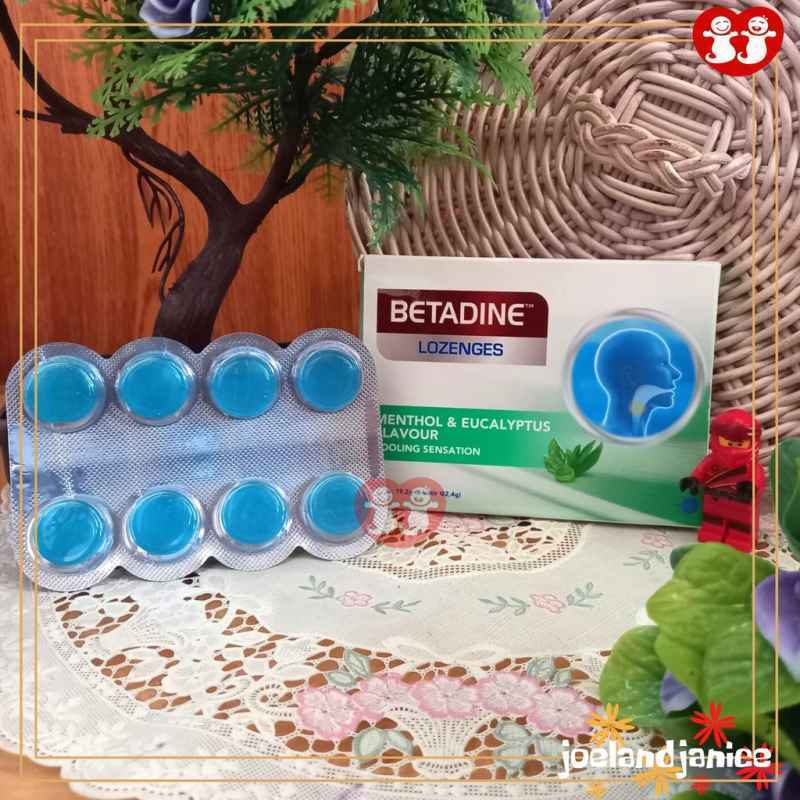 Jual Betadine Sore Throat Lozenges Menthol & Eucalyptus di Seller ...