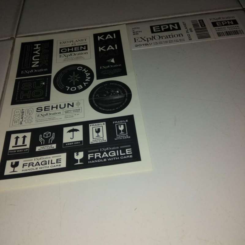 Jual Sticker + Ticket Exploration Photobook & Live Album Di Seller ...