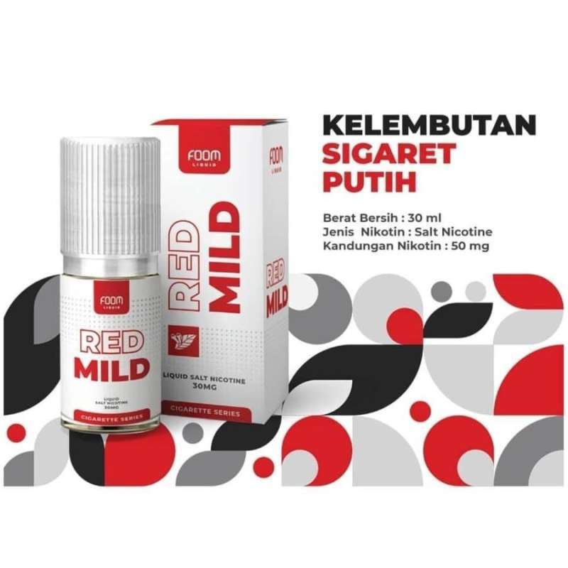 Jual Foom Red Mild Salt Nic Cigarette Series 30ML - 100% Authentic ...