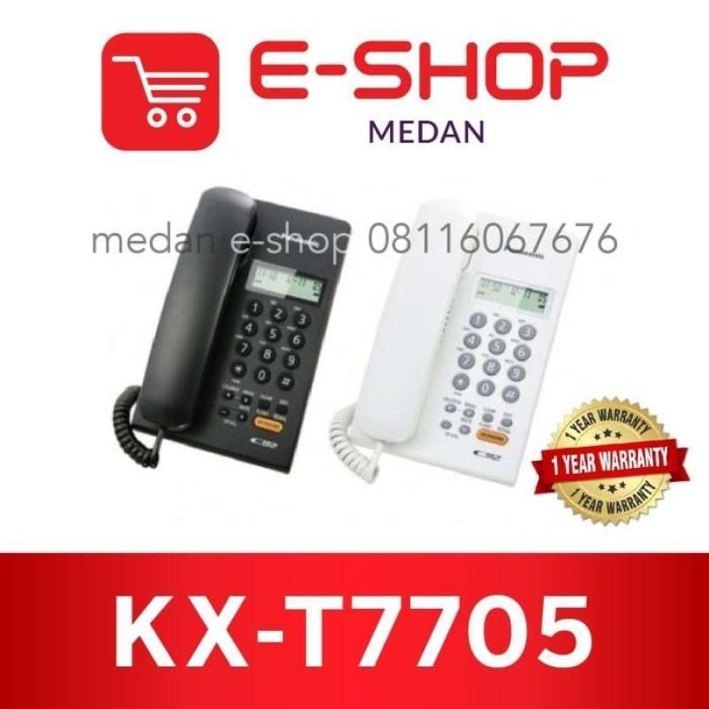 Jual Telepon Panasonic Kabel KX-T7705 Telpon rumah kantor Single Analog di Seller Medan E-shop ...
