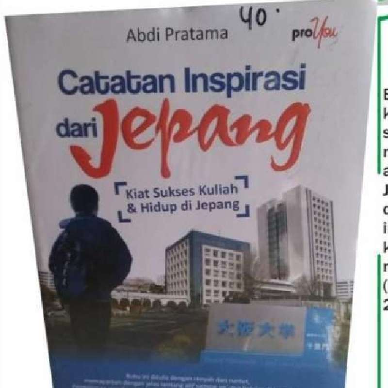 Jual Buku Jepang - Catatan Inspirasi dari Jepang - Abdi Pratama di ...