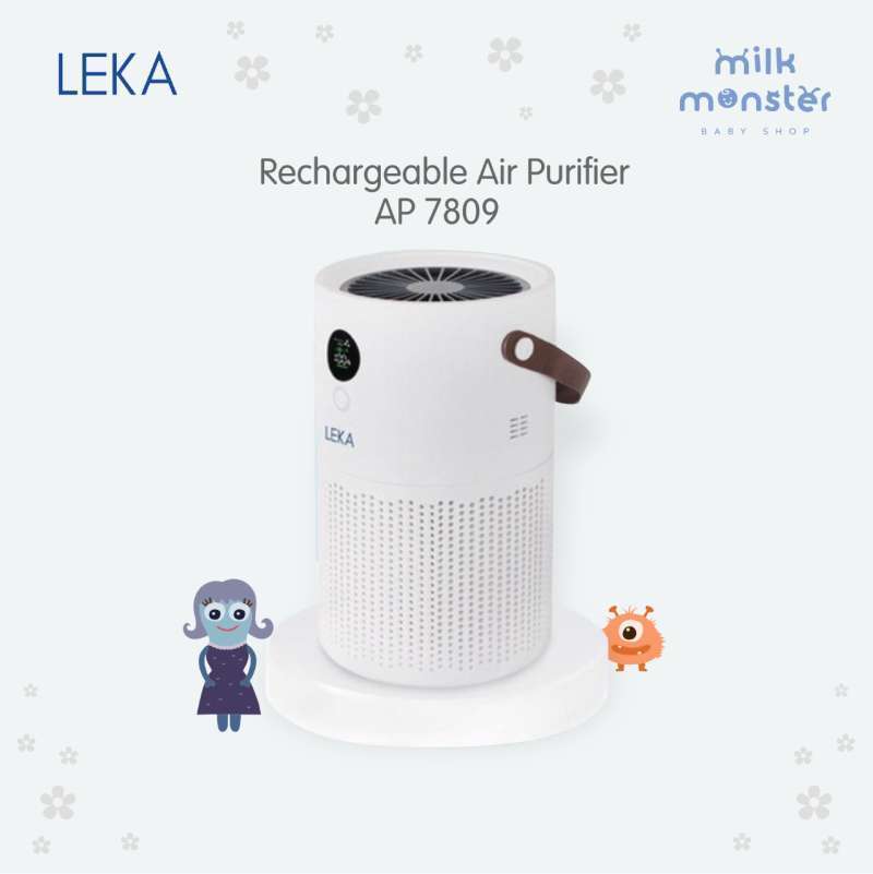 Jual Buy1 Get 1 Leka Ap7809 Rechargeable Air Purifier - Hepa13 Filter ...