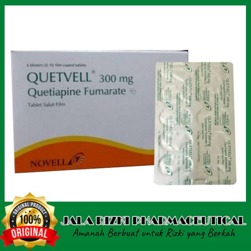 Promo Quetvell 300 Mg Novell Pharmaceutical Laboratories - 1 Strip @10 ...