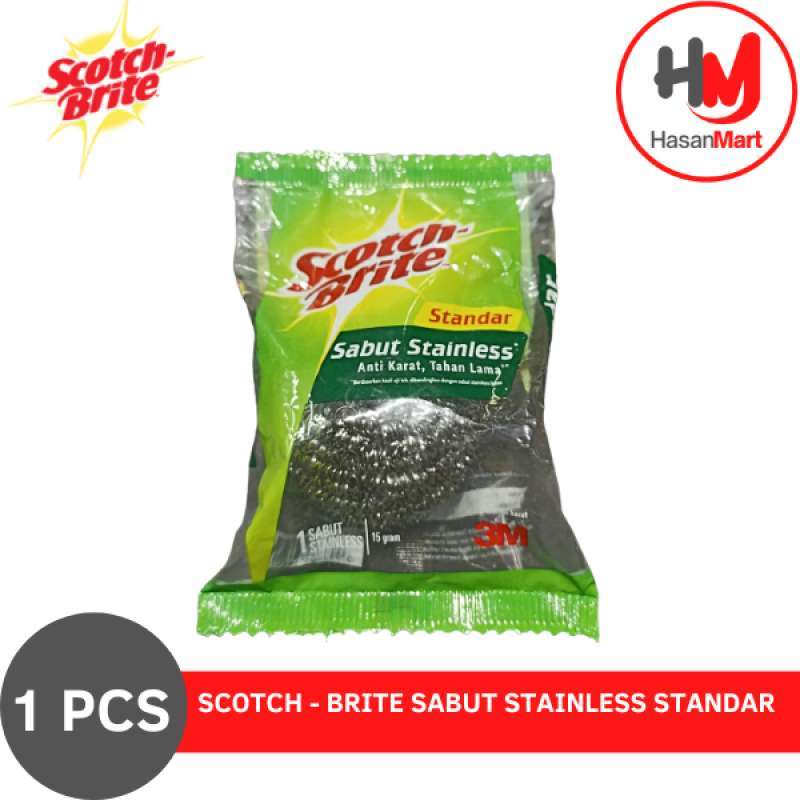 Jual SCOTCH - BRITE SABUT STAINLESS STANDAR [1 pcs] di Seller HASAN ...