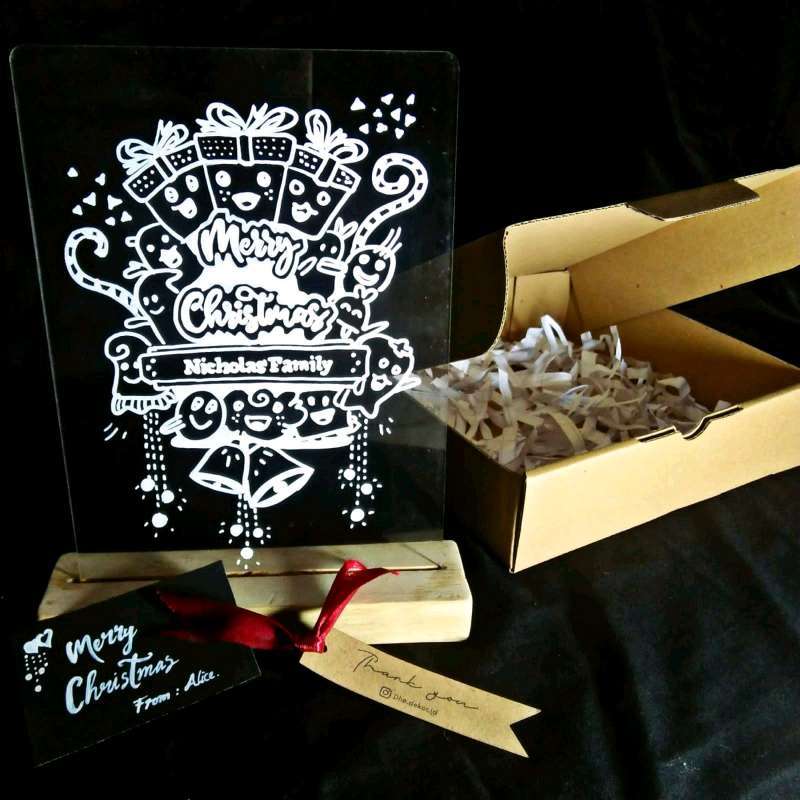 Jual acrilic gift box A5 by sketsa.helix di Seller Sketsa.helix ...
