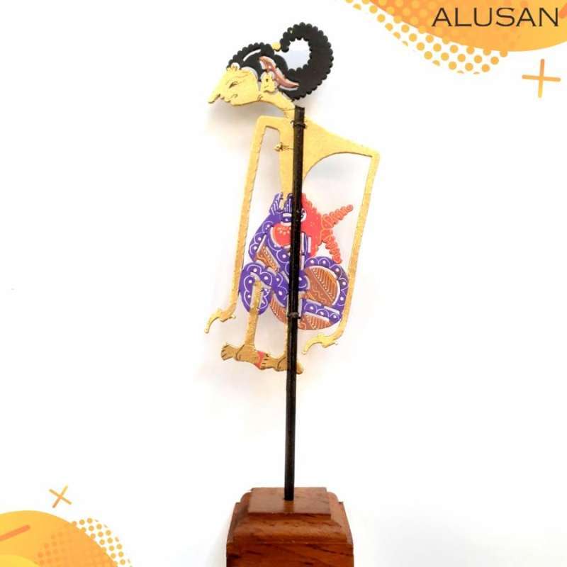 Jual Wayang kulit Janaka mini alusan [Tinggi wayang 11cm] di Seller ...