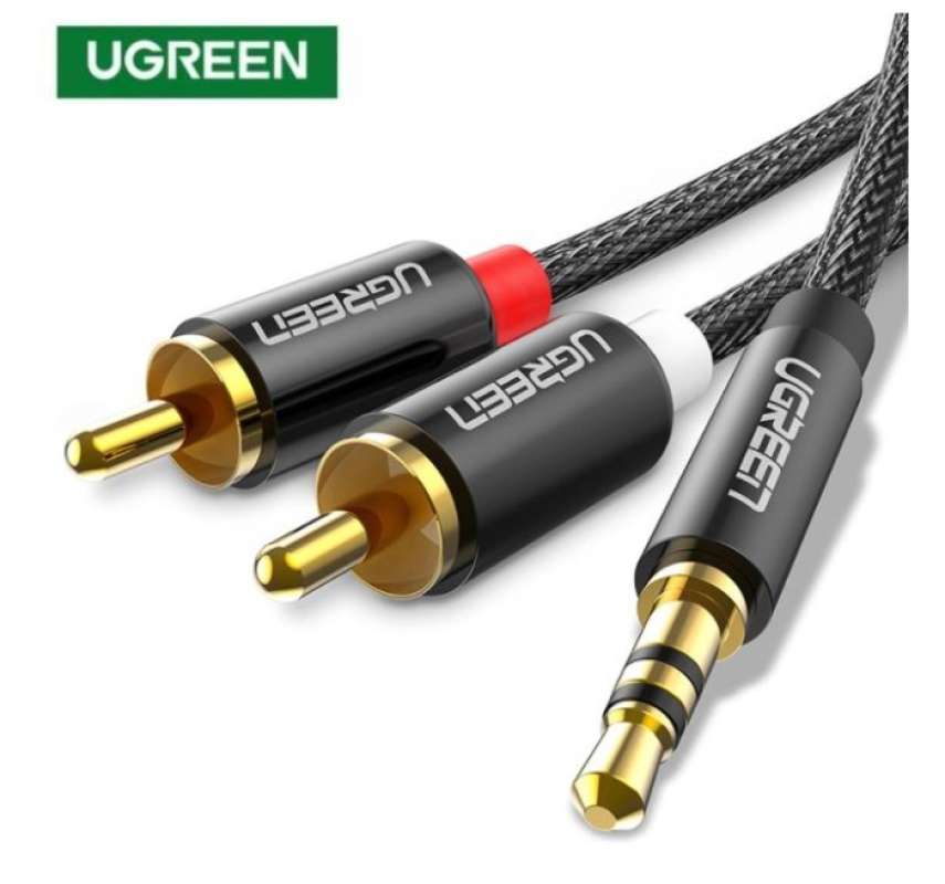 Jual Ugreen Rca To 3.5Mm Aux Braided Cable di Seller SENTRA ELEKTRONIC ...