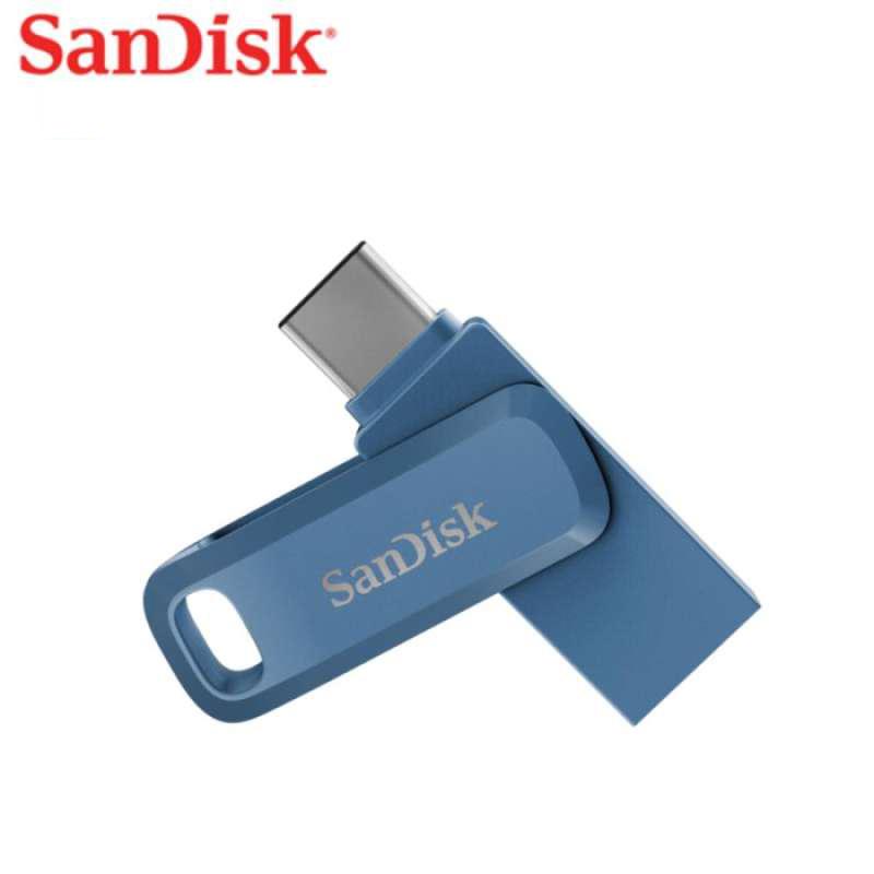 Jual SanDisk OTG 128GB USB Type-C USB 3.1 Ultra Dual Drive Go - Navy ...