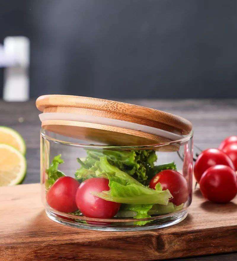 Jual Set Tempat Snack Buah Kaca Transparan Nordic Glass Bowl Dessert ...