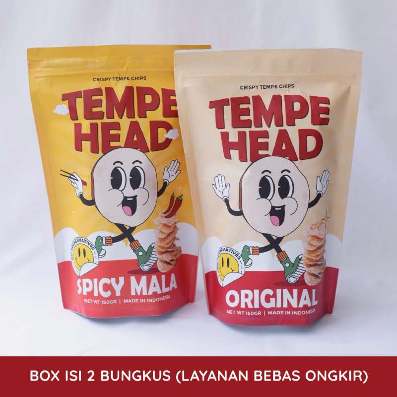 Promo Tempehead - 2pcs Snack Keripik Tempe Jajanan Cemilan oleh oleh ...