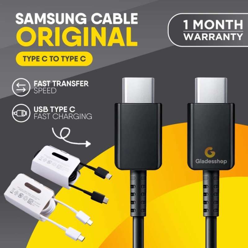 Jual Kabel Data Samsung Original Type C To Type C Fast Charging Putih Best Seller Di Seller