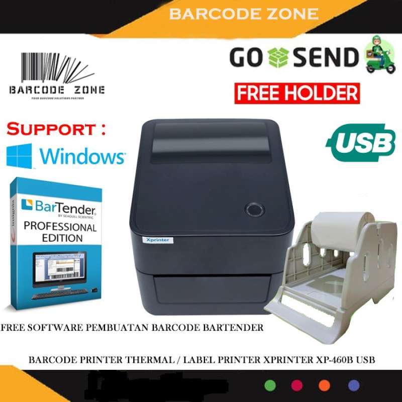 Promo Printer Barcode Thermal/label Printer 4 Xprinter Xp-460b Cetak Alamat Resi Shopee Diskon ...