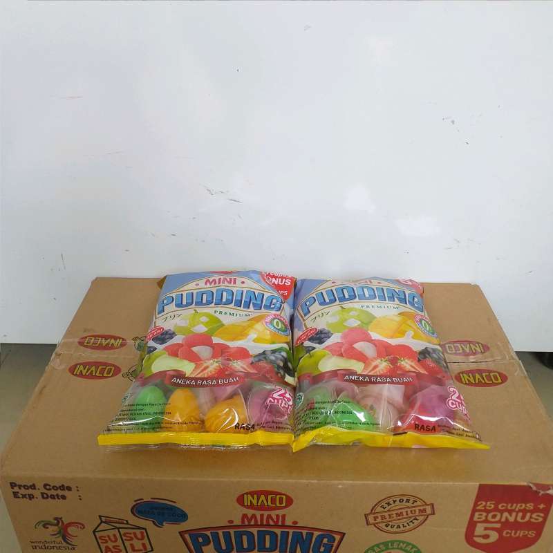 Jual INACO Pudding Aneka Rasa 25 Cup 1 Dus di Seller Gwen Market ...