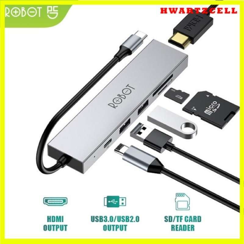 Jual Adapter Usb Hub Type C Robot Ht Multiport In Lhtweht Oril Garan Di Seller Cullen