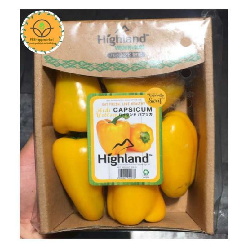 Jual Highland Midi Yellow Capsicum 250 G Di Seller 99shoppmarket ...