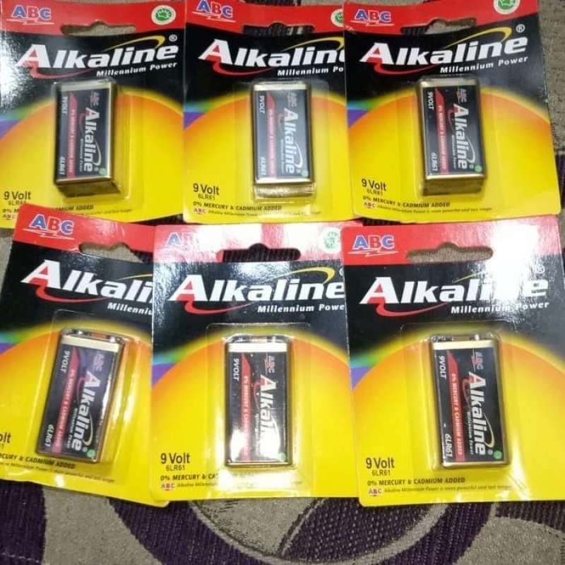 Jual Baterai Abc Alkaline 9 V 6 Lr61 Original Murah - Harga Diskon Juni ...