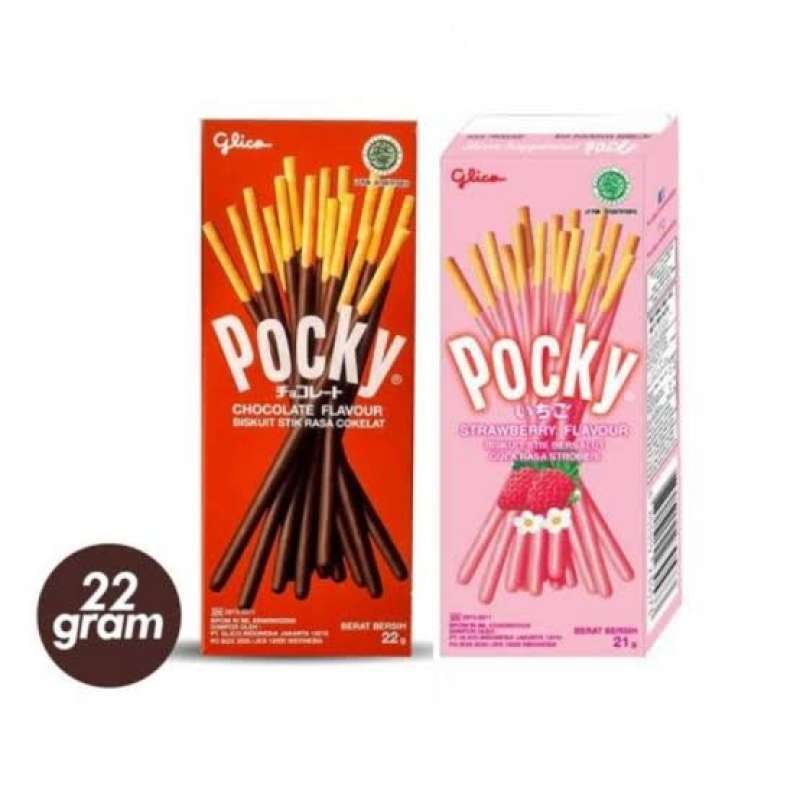 Jual Pocky Mini 21 gram / 22 gram rasa coklat dan stroberi - Coklat di Seller Tk sinarjaya ...