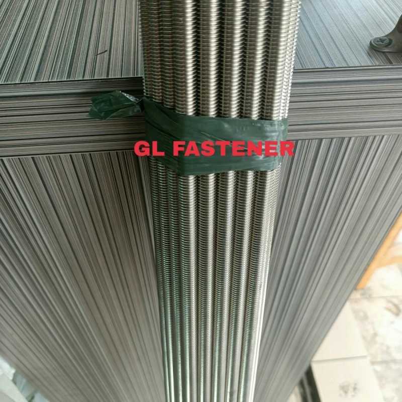 Jual Long Drat Stainless M10 As Drat Ss 304 Thread Rod Sus 304 X 1 ...
