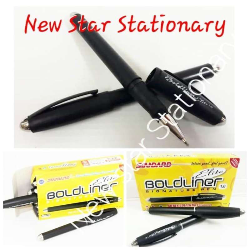 Jual Pulpen Standard Bold Liner 1.0 perlusin di Seller New Star ...