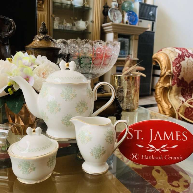 Jual Tea Pot Creamer Sugar / Saint James / Wendy / Mewah / Cantik / di ...