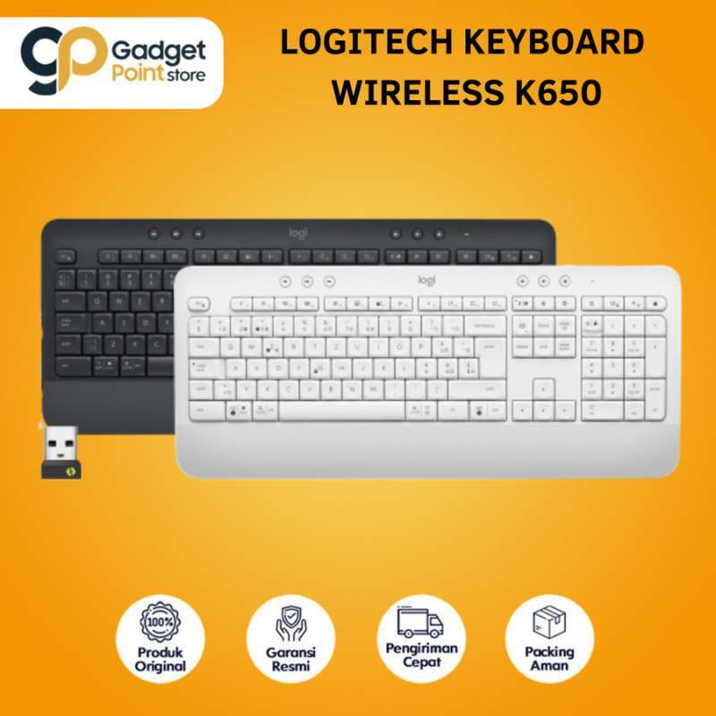 Jual Keyboard Logitech Signature K650 Wireless Bluetooth Comfort Di Seller Gadget Point