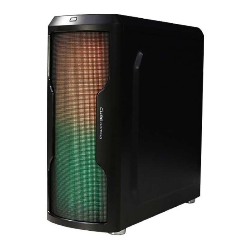 Jual Cube Gaming Vattenfal - Full Acrylic Window - Rainbow Front Panel ...
