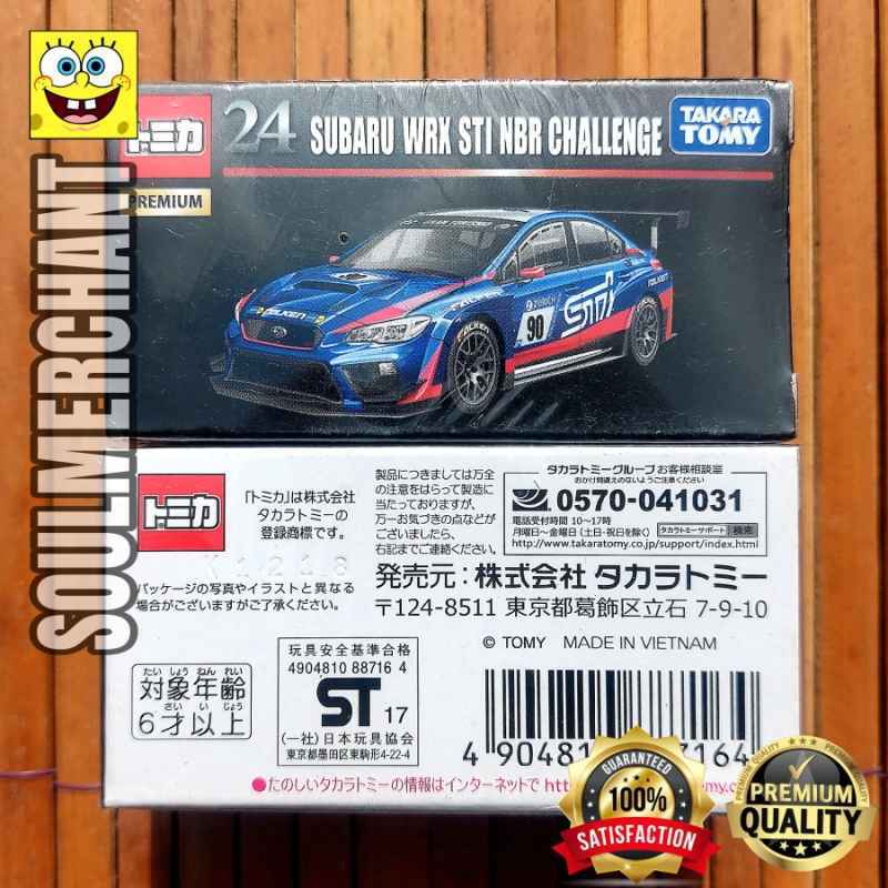Jual TOMICA PREMIUM 24 SUBARU WRX STI NBR CHALLENGE - ORIGINAL TAKARA TOMY di Seller ...