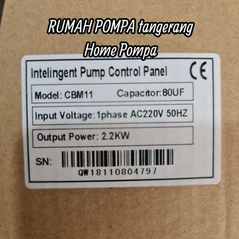 Promo Panel Pompa Satelit 3hp 1phase 220v Intelligent Pump Control ...