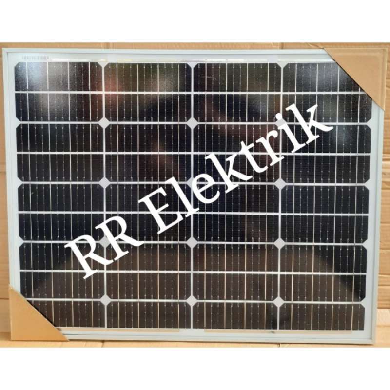 Promo Solar Panel Solar Cell Panel Surya 50Wp 60Wp Mono Monocrystalline ...