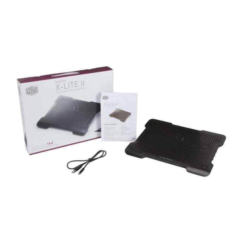 Jual COOLER MASTER NOTEPAL X-LITE II - ULTRA SLIM LAPTOP COOLING PAD di ...