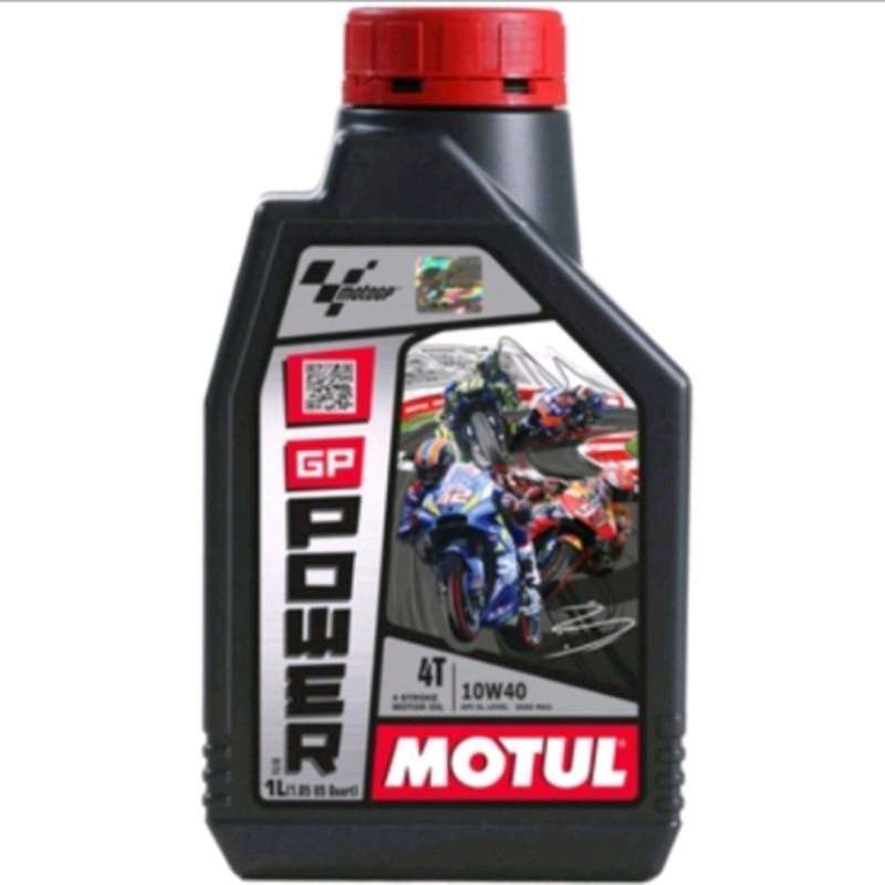 Jual OLI MESIN MOTOR MOTUL GP POWER 10W40 4T 1L - 100% OLI MINERAL ...