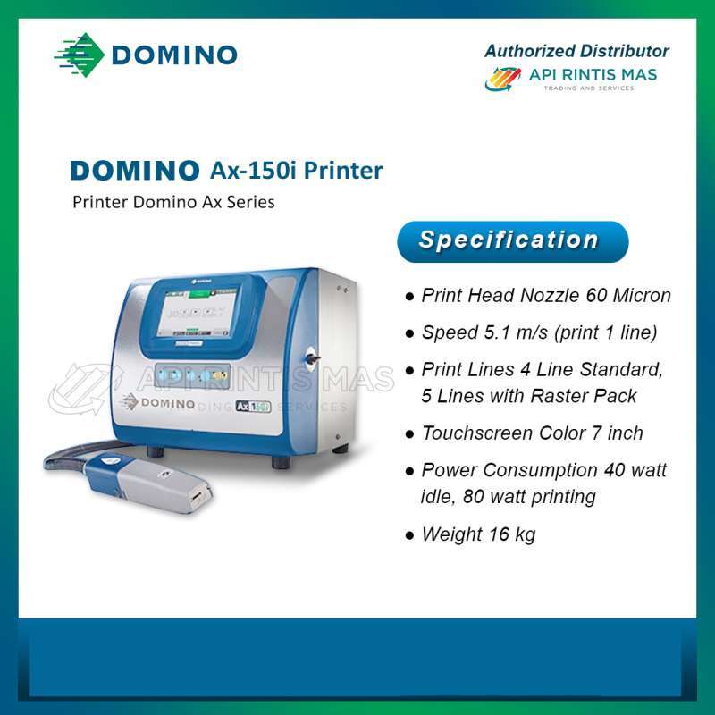 Jual Printer Domino Ax150i - Printer Ax Series di Seller Domino Indonesia - Kota Jakarta Utara ...