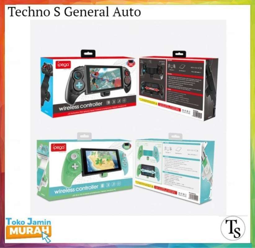 Jual Ipega Wireless Controller Nintendo Switch PS3 Android PC - PG SW029 - Hijau di Seller ...