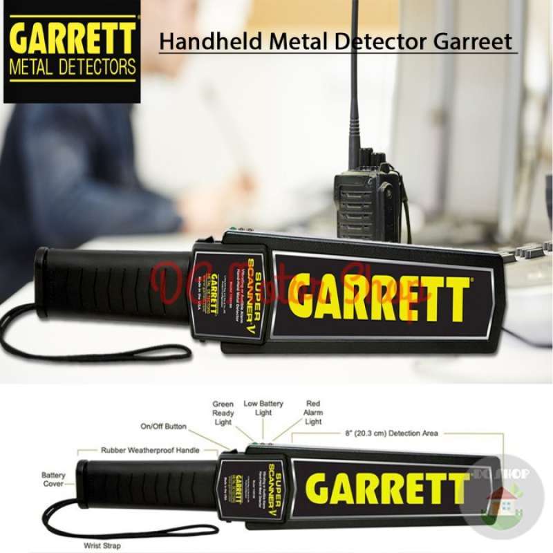 Promo Handheld Metal Detector Metal Alat Deteksi Logam Emas Garrett ...