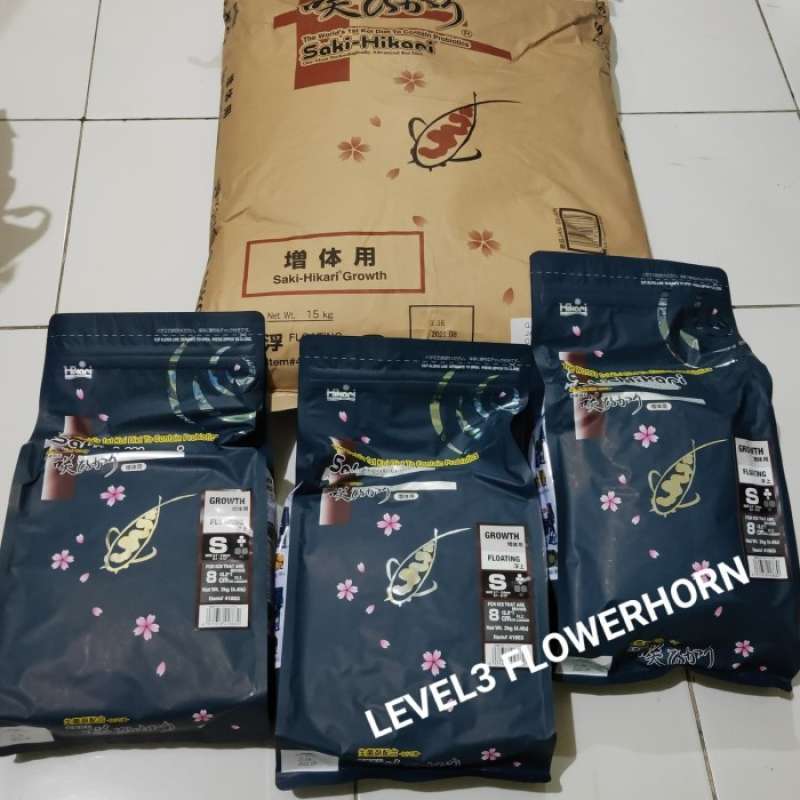 Promo Pelet Saki Hikari Growth Floating Size S 2Kg Diskon 15% di Seller Edzard Shop - Cengkareng ...