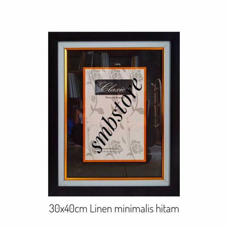 Jual Bingkai Frame Figura Pigura Foto A3/12R/17R/30X40 Linen Minimalis ...